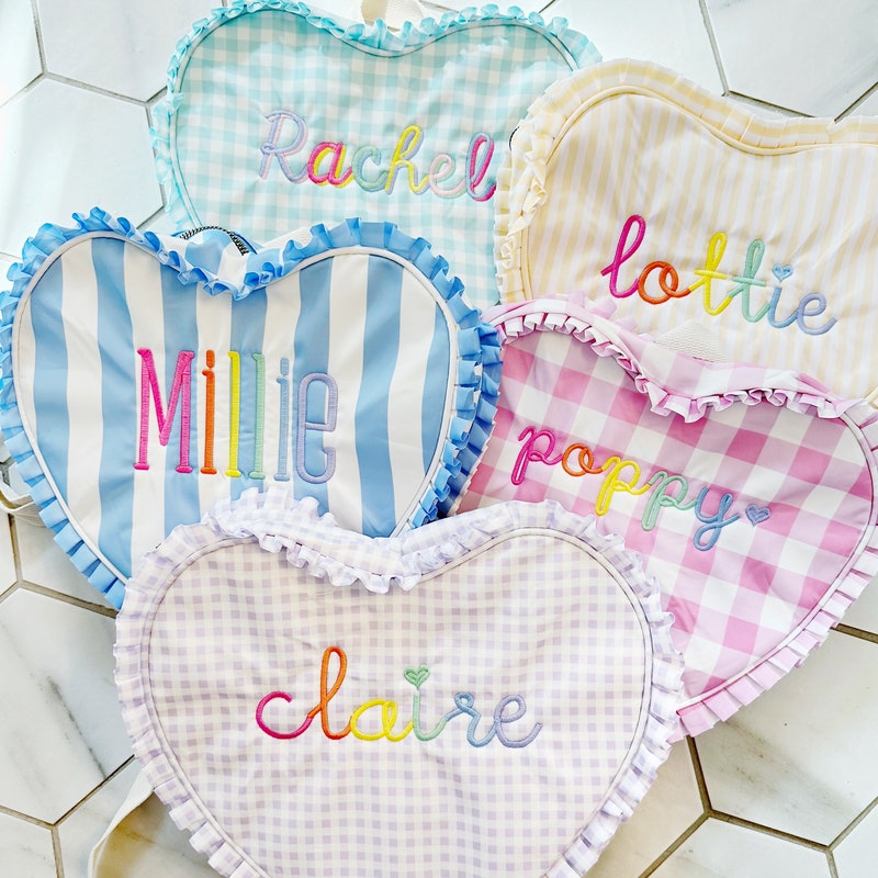 Ruffled Heart - Etsy