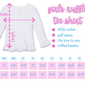 Girls Personalized Shirt, Monogrammed Shirt for Toddler Girls ...