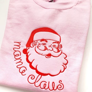Santa Sweatshirt for Boys, Embroidered Boys Christmas Sweatshirt ...