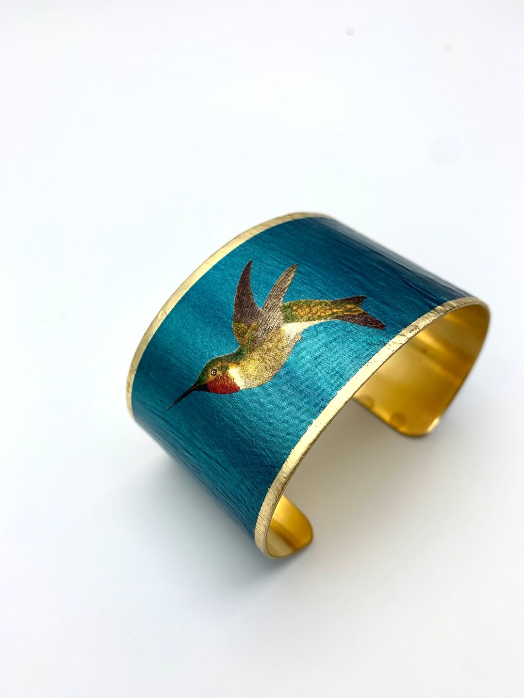 Hummingbird Cuff Bracelet, Hummingbird Jewelry, Bird Bracelet ...