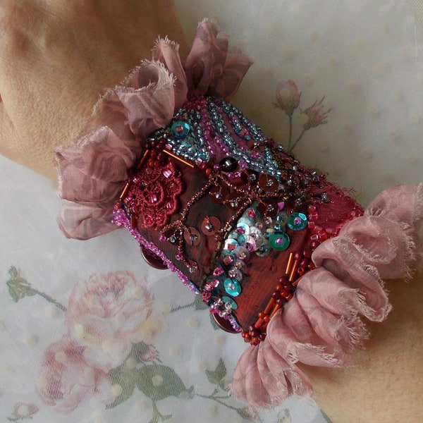 Textile Cuff - Etsy