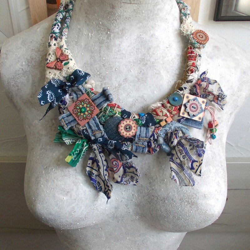 Jeans Necklace - Etsy