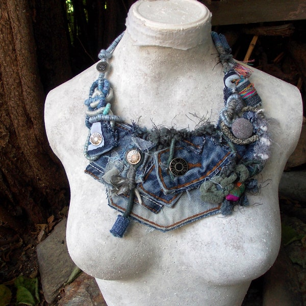 Jeans Necklace - Etsy