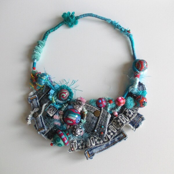 Jeans Necklace - Etsy