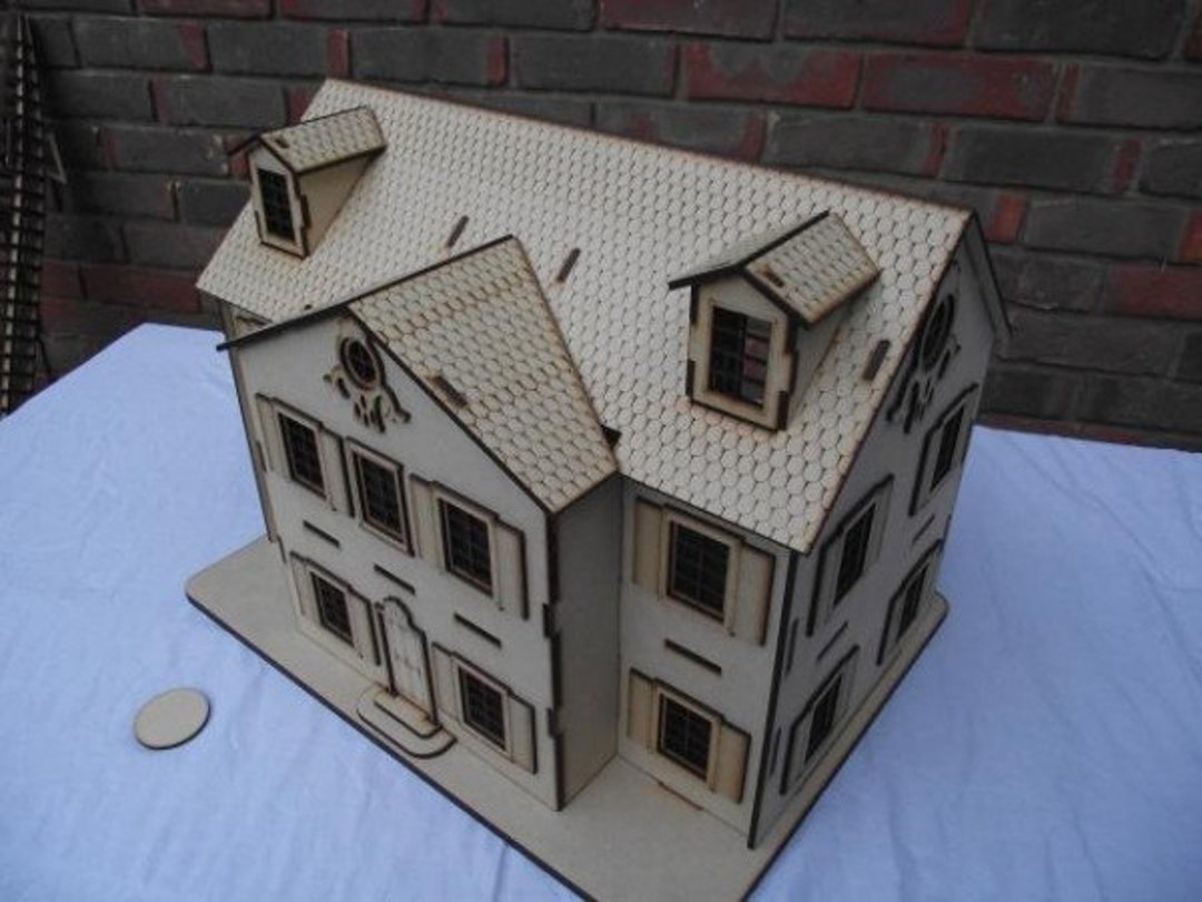 Laser Cut Pattern for Country House in DXF - Etsy