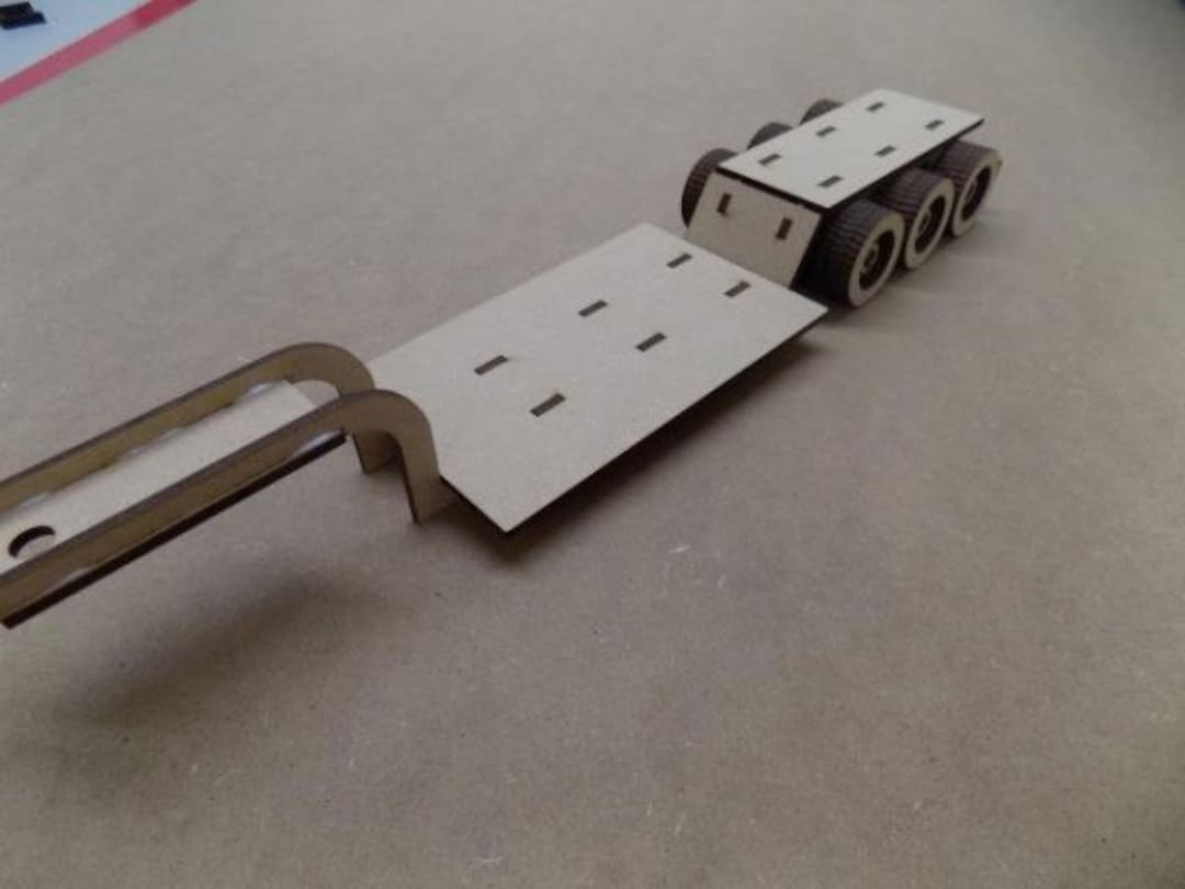 Lowboy Truck Trailer Laser Cut Digital DXF Pattern - Etsy