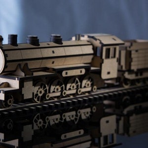 Steam Train Laser Cut Pattern Digital Download DXF - Etsy
