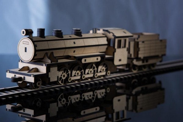 Steam Train Laser Cut Pattern Digital Download DXF - Etsy