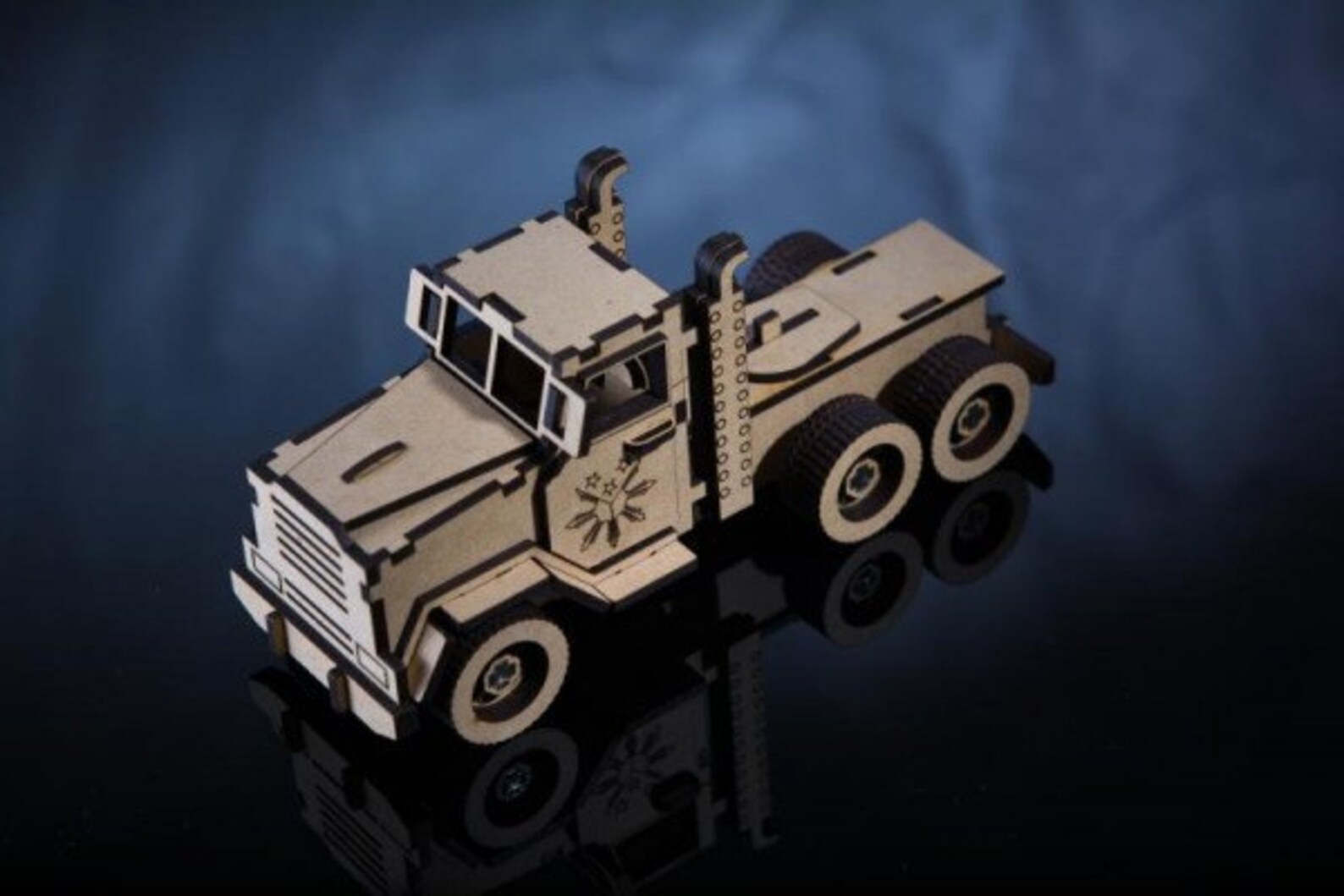 Mack Truck Tractor Big Rig Laser Cut DXF Pattern - Etsy