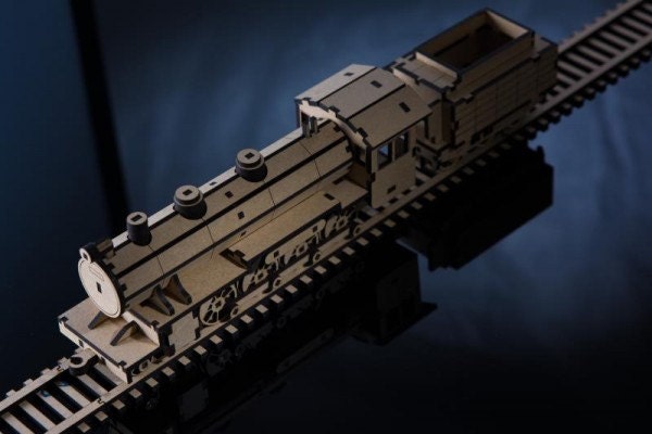 Steam Train Laser Cut Pattern Digital Download DXF - Etsy