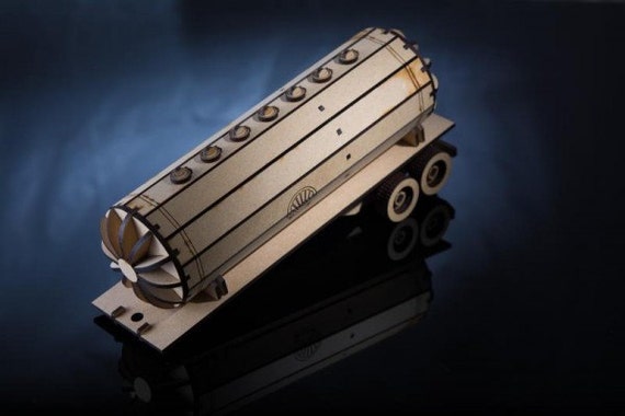 Truck Tanker Trailer DXF Digital Laser Cut Pattern - Etsy