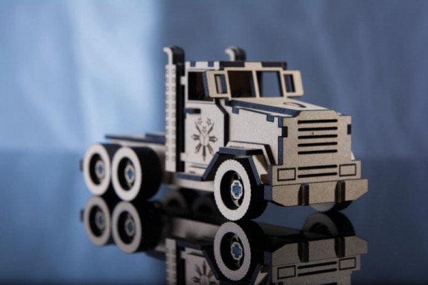 Mack Truck Tractor Big Rig Laser Cut DXF Pattern - Etsy