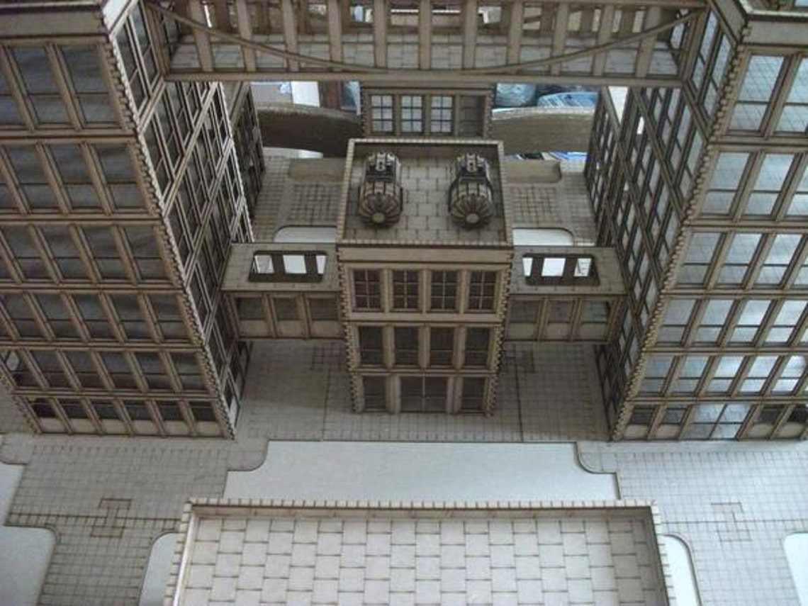 Wargame Scenery Laser Cut Digital Pattern DXF - Etsy