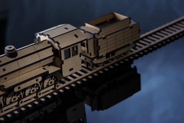 Steam Train Laser Cut Pattern Digital Download DXF - Etsy