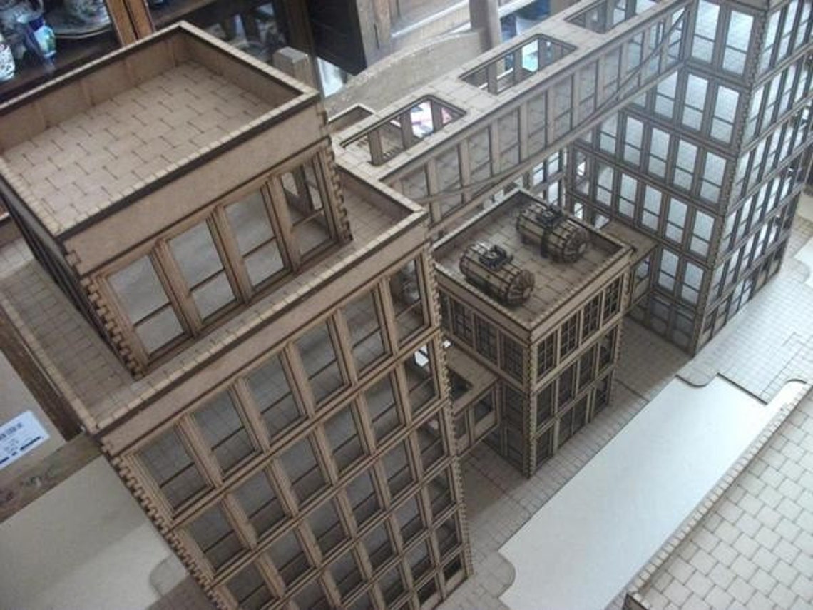 Wargame Scenery Laser Cut Digital Pattern DXF - Etsy