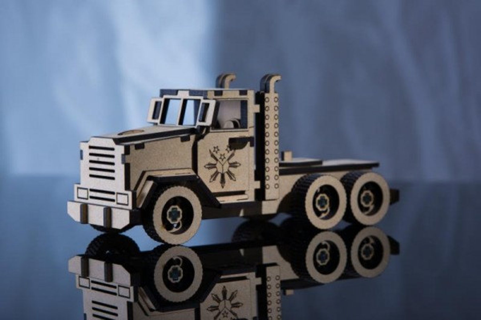 Mack Truck Tractor Big Rig Laser Cut DXF Pattern - Etsy