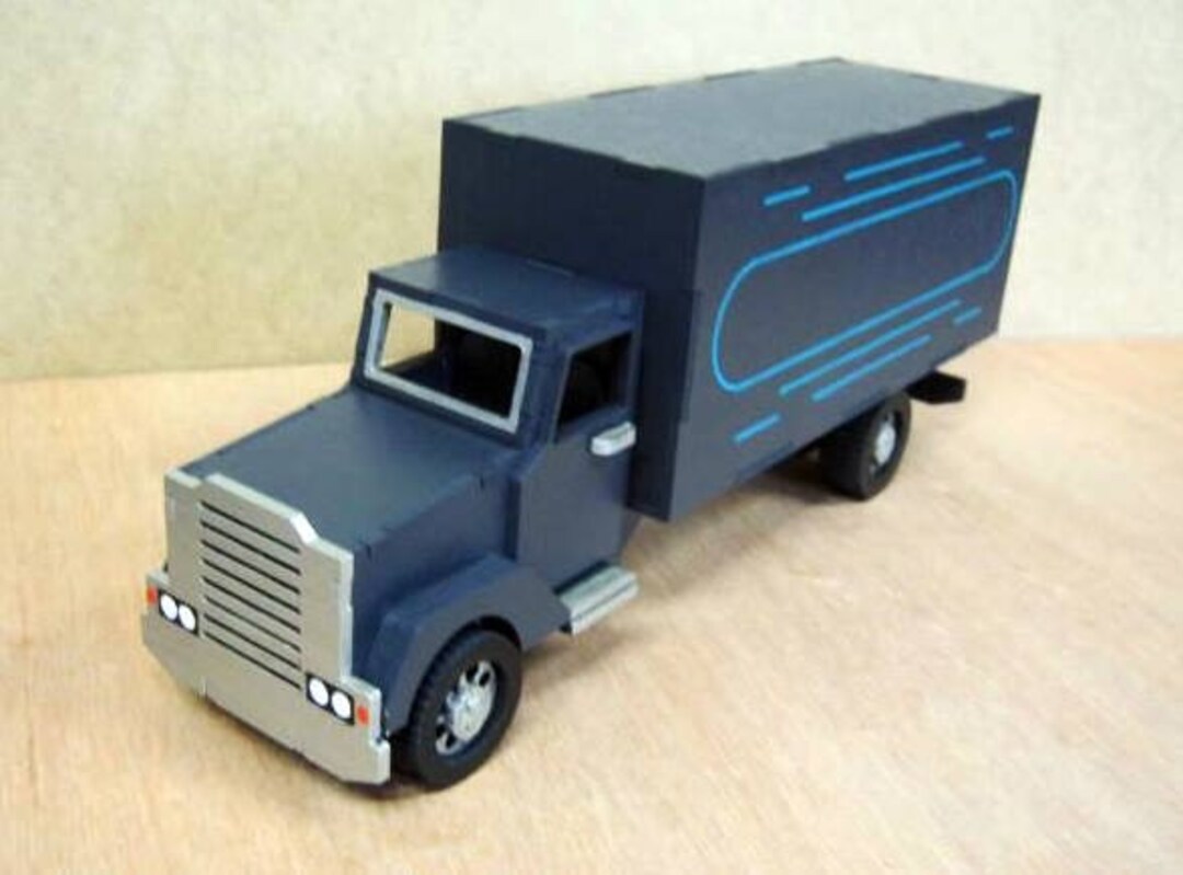 Big Rig Box Truck Laser Cut DXF Digital Pattern - Etsy