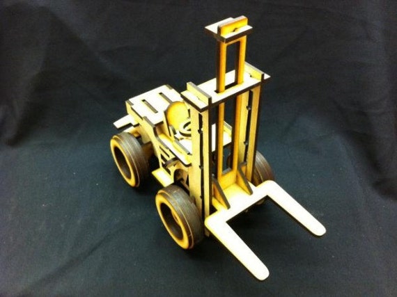 Forklift DXF Laser Cut Pattern | Etsy