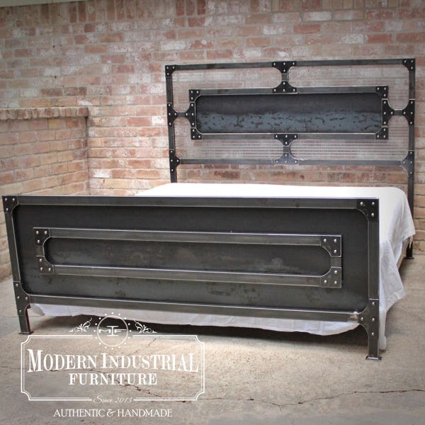 Industrial Bed - Etsy