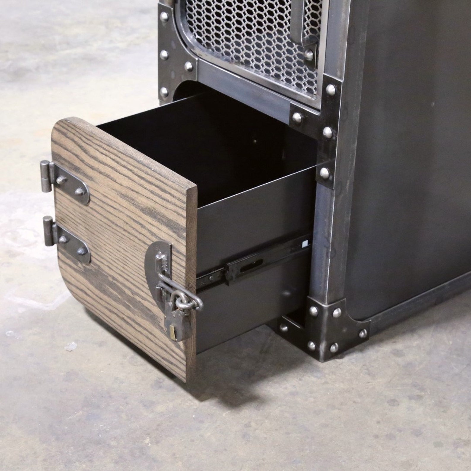 Industrial Desk Modern Courier Desk | Etsy