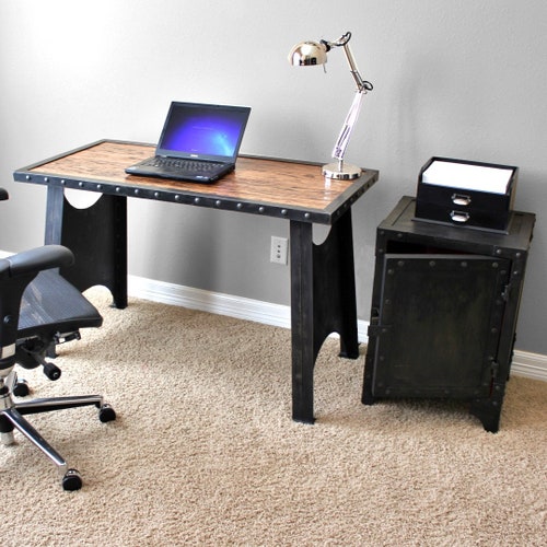 Industrial Desk - Etsy