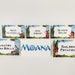 Moana Food Labels Moana Birthday Decorations Food Tent - Etsy