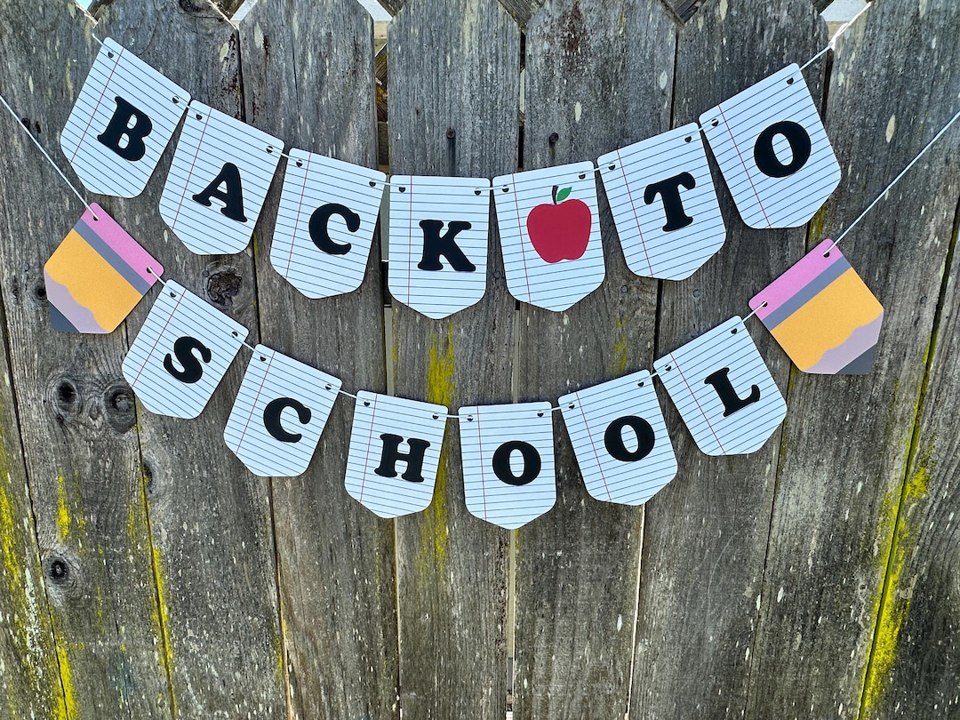 Back to School Banner / Welcome Back Banner / Class of 2026 Banner ...