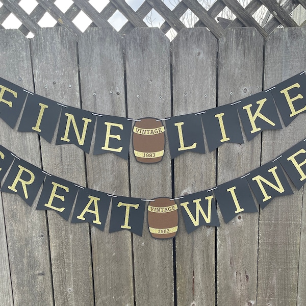 Aged Like Fine Wine Invitation - Etsy