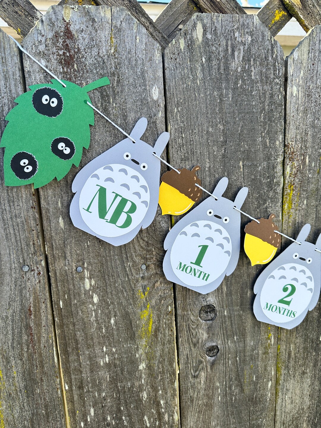 My Neighbor Totoro Milestone 1st Birthday / Totoro Baby / Totoro Happy ...