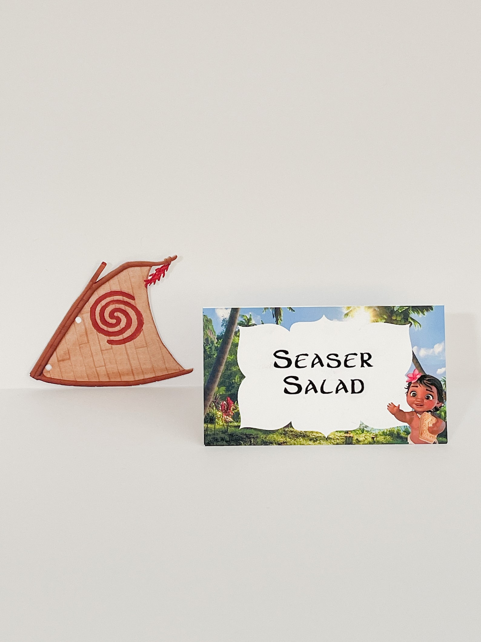 Moana Food Labels Moana Birthday Decorations Food Tent - Etsy