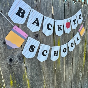 Back to School Banner / Welcome Back Banner / Class of 2026 Banner ...