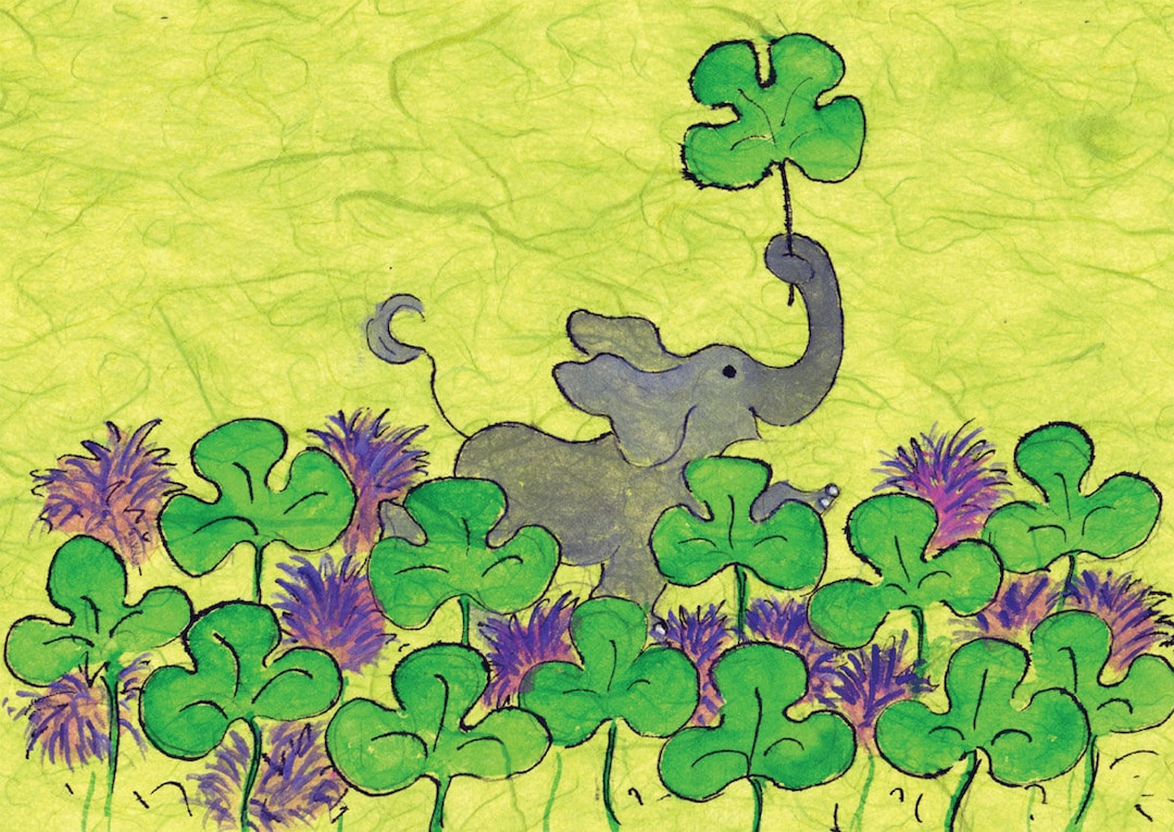 Good Luck, Happy Summer Card Ideal for Sending Good Luck With That Four ...