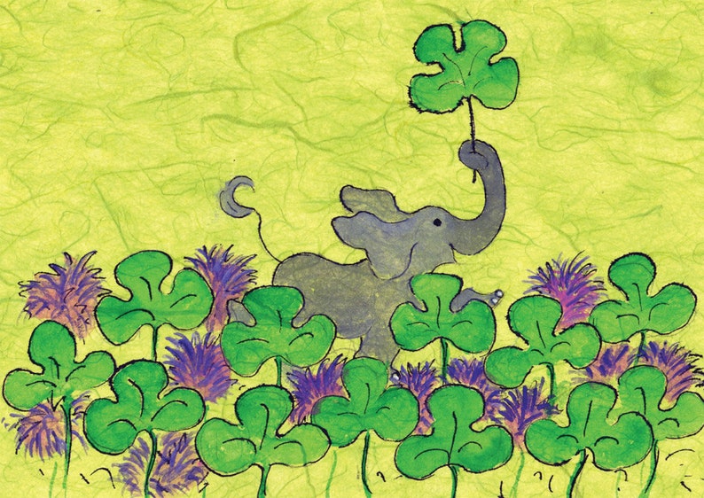Good Luck, Happy Summer Card Ideal for Sending Good Luck With That Four ...