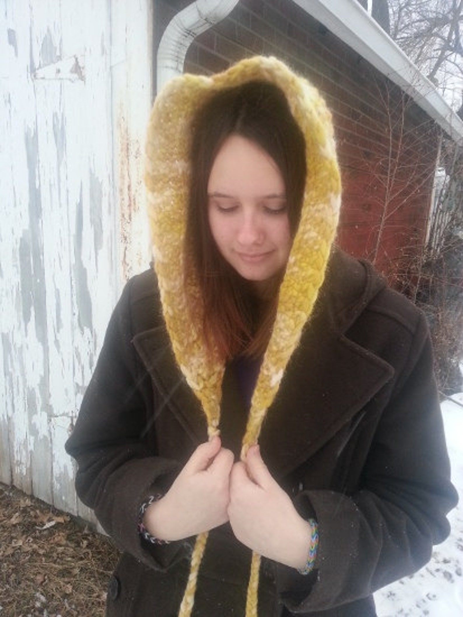 Knitting PDF Pattern Topaz Hood Super Bulky Wool Hat Download MCD ...