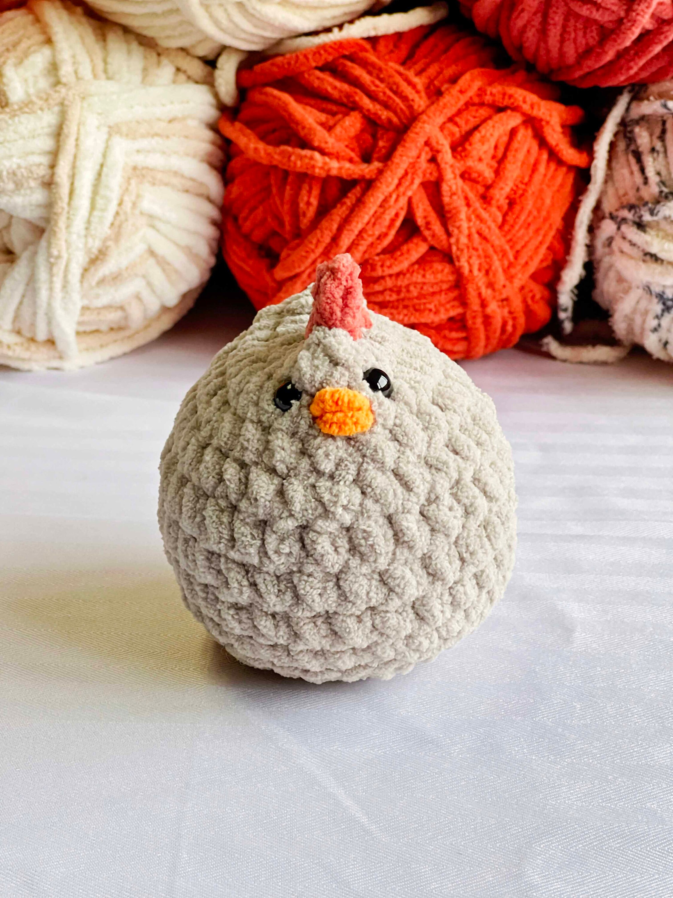 Chubby Chicken Plush | Crochet Chicken Amigurumi - Etsy