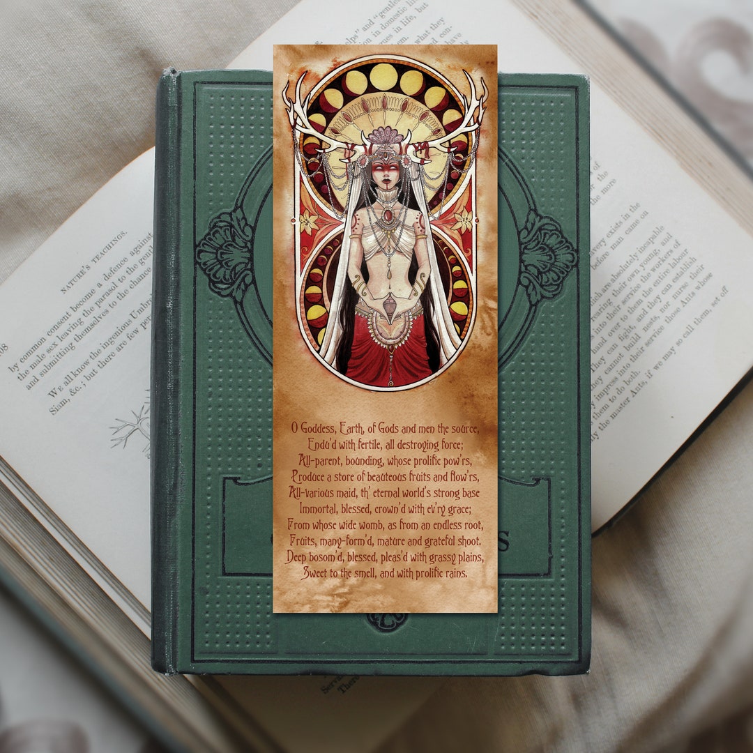 Goddess Bookmark - Earth - Etsy