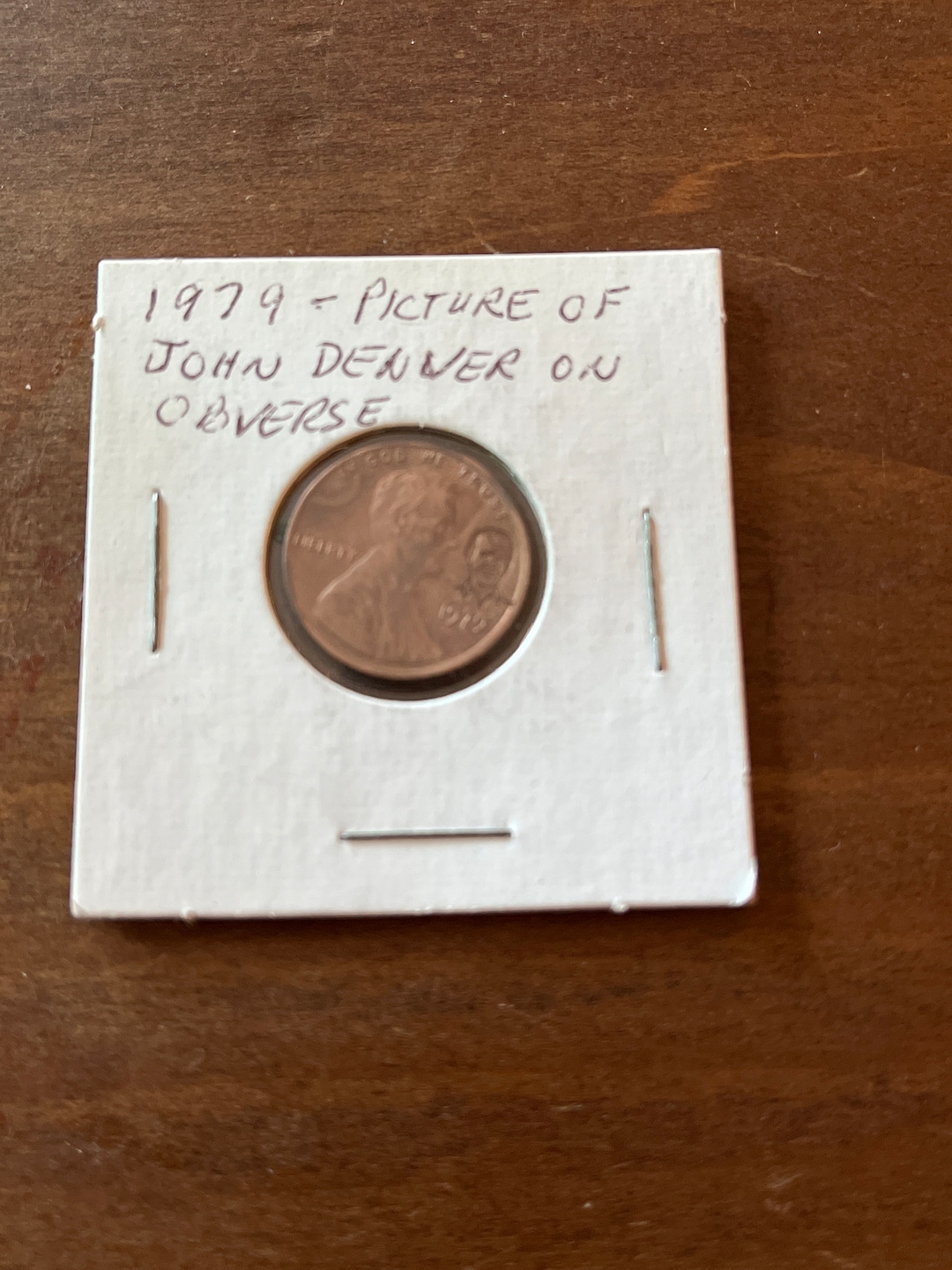 1979 John Denver Lincoln Penny Counter Stamp - Etsy