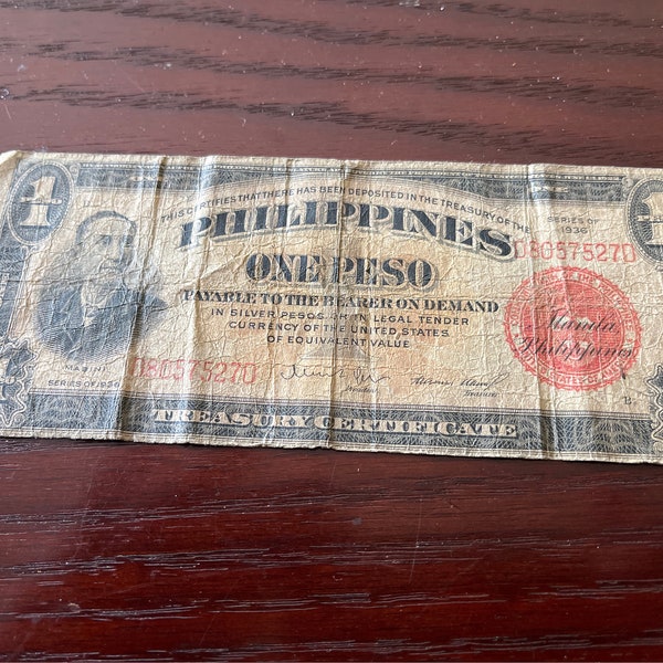 Philippine One Peso Coin - Etsy