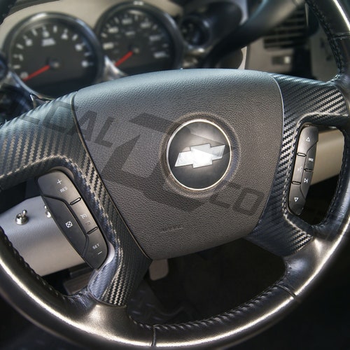 07-13 Chevy/gmc Full Steering Wheel Spoke Overlay Decal Kit - Etsy
