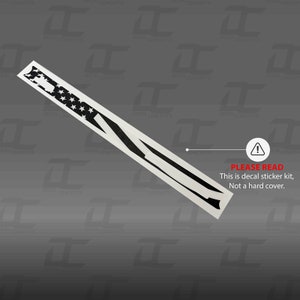 Topography Style Passenger Grab Bar Accent Decal Kit for Jeep Wrangler ...