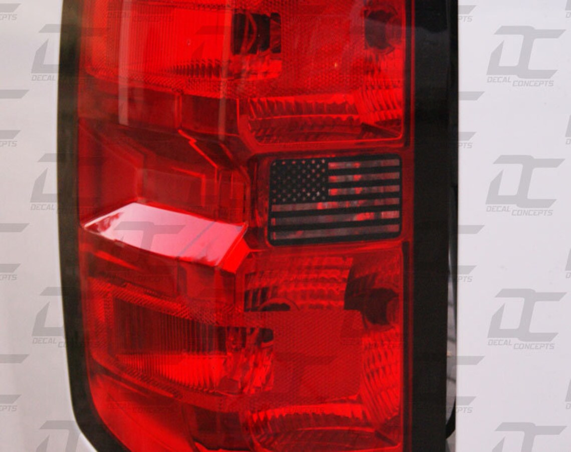 Reverse Light American Flag Accent Decal Kit for Chevy Silverado (2014 ...