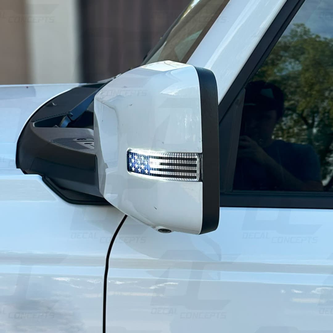 American Flag Side Mirror Accent Decal Kit for Ford Bronco (2021+) - Etsy