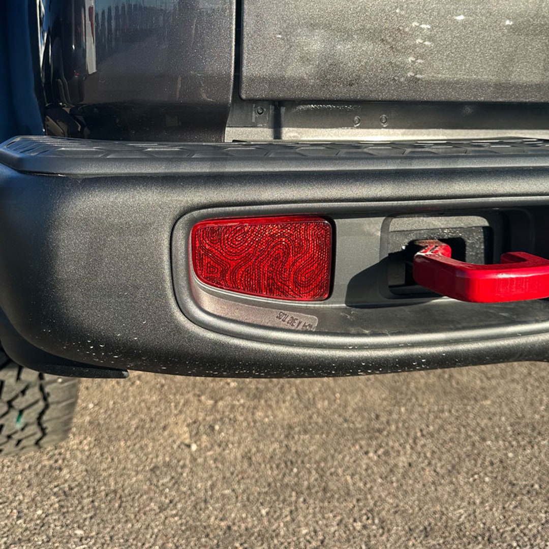 Topographic Rear Reflector Accent Decal Kit for Jeep Gladiator (2020 ...