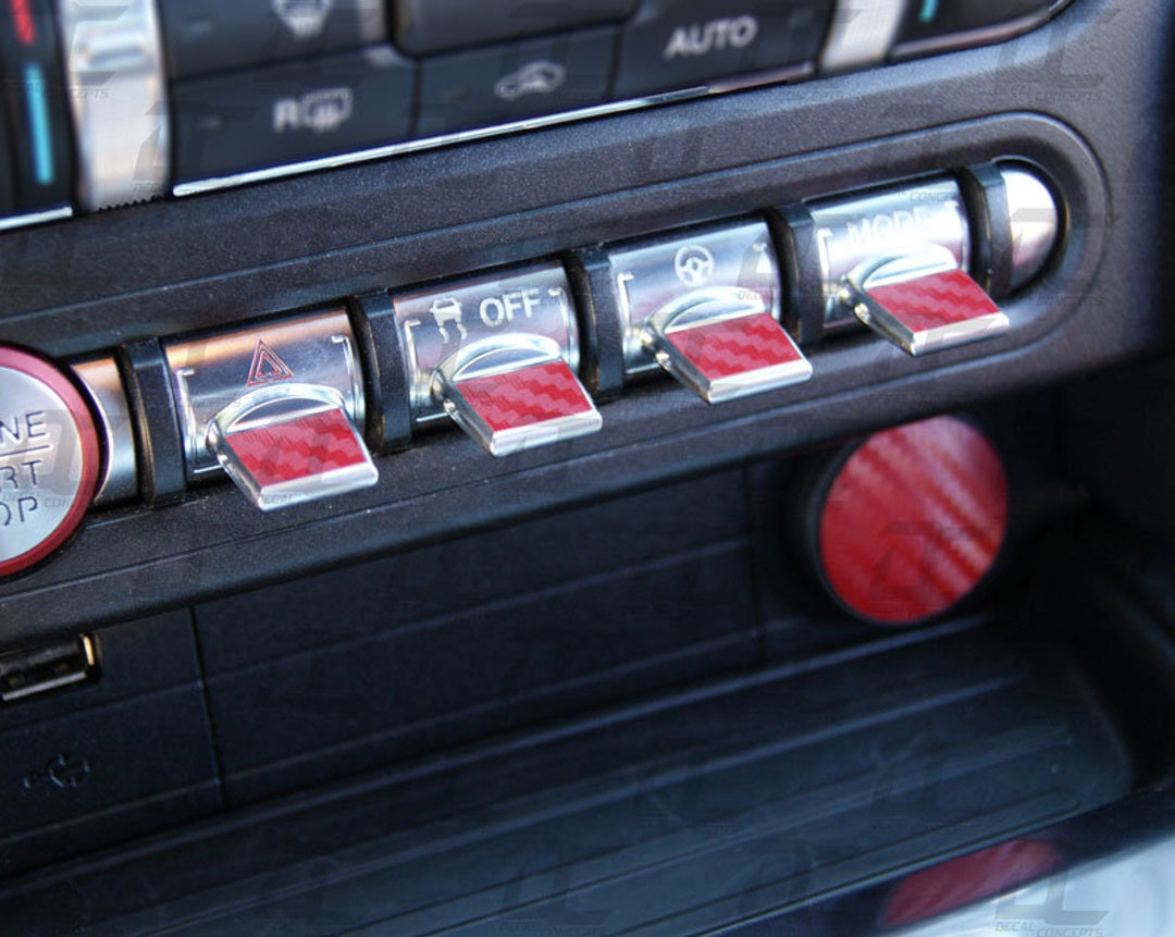 Toggle Switch Accent Decal Kit for Ford Mustang (2015-2023) - Etsy