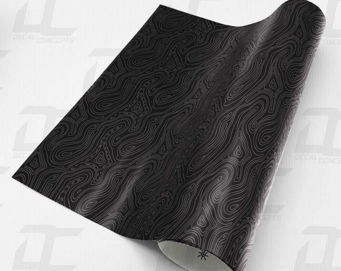 Topographic Pattern High Tack Vinyl Wrap Material - Etsy