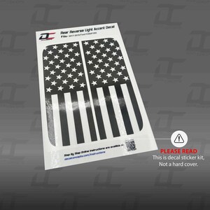American Flag Rear Reverse Light Accent Decal Kit for Ford F250 / F350 ...