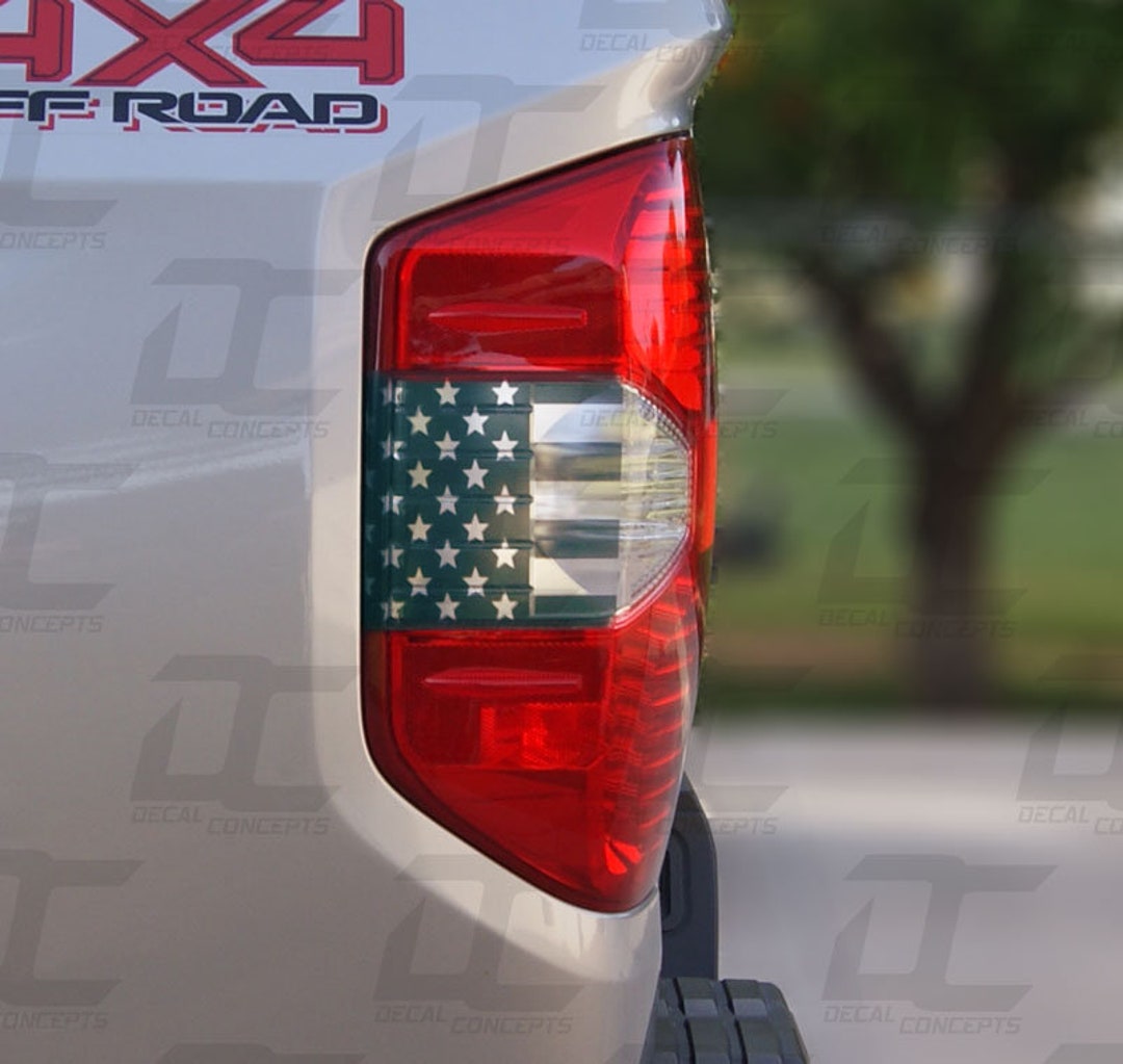 American Flag Tail Light Accent Decal Kit for Toyota Tundra (2014-2021 ...