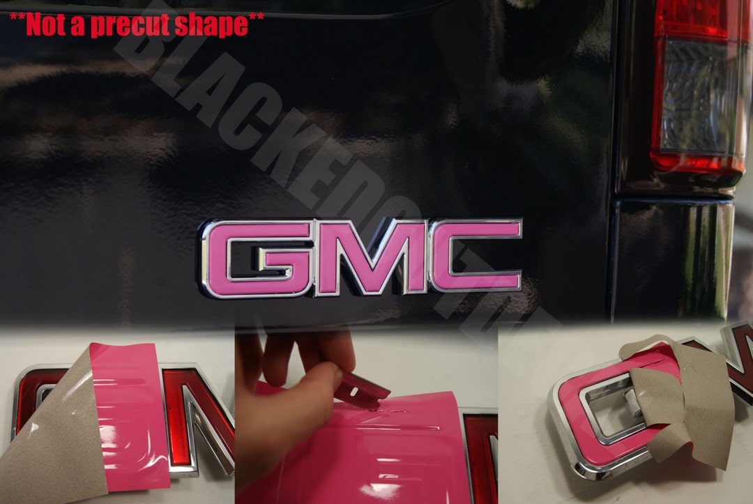 07-13 GMC Sierra Yukon Acadia PINK Rear Emblem Overlay Kit - Etsy