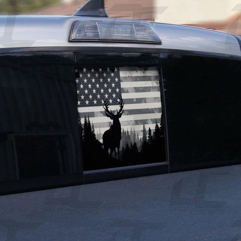 Camo Rear Window Decal - Etsy