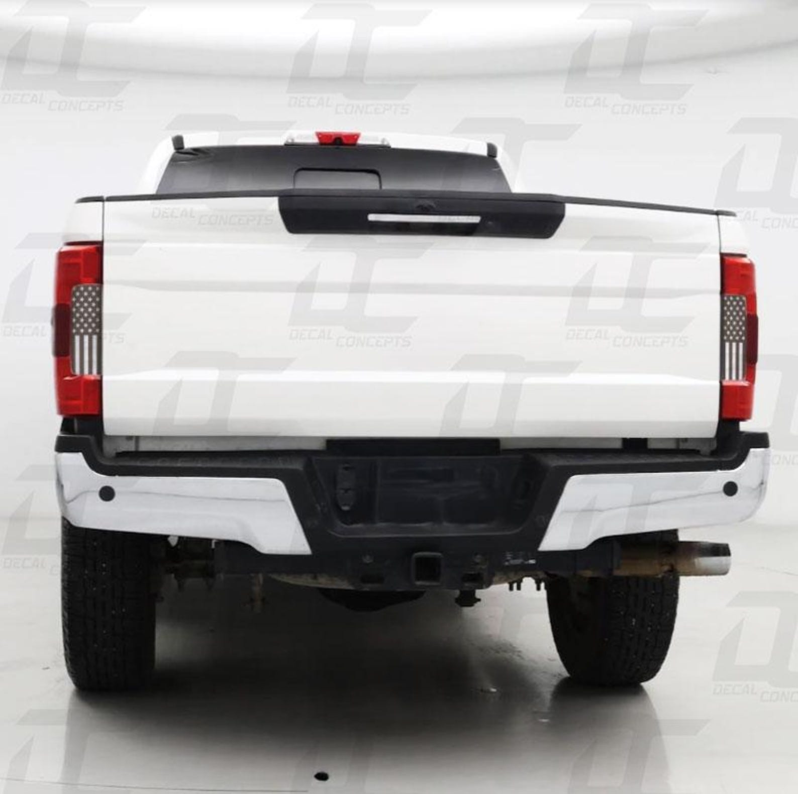 American Flag Rear Reverse Light Accent Decal Kit for Ford F250 / F350 ...